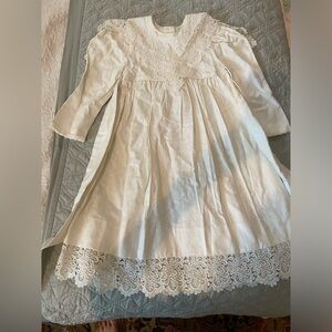 Sarah Kent | Dresses | Vintage Offwhite Dreas With Lace | Poshmark